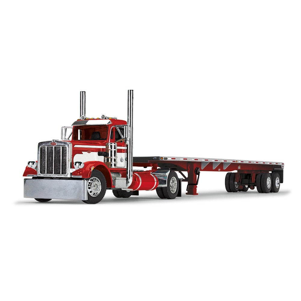 Peterbilt® Model 359 Day Cab & 48' Utility® Flatbed Trailer | Boone ...